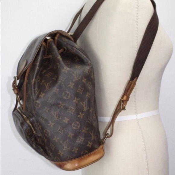 Louis Vuitton | Bags | Authentic Vintage Louis Vuitton Big Backpack ...